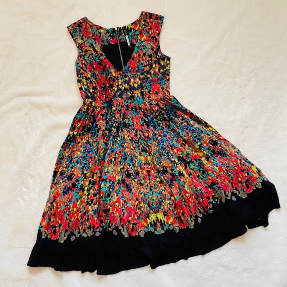 Anthropologie Petal Fete Dress Tracy Reese - Gem